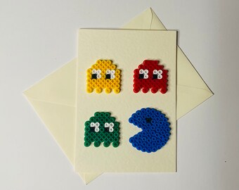Pac Man Birthday Greeting Card - Etsy