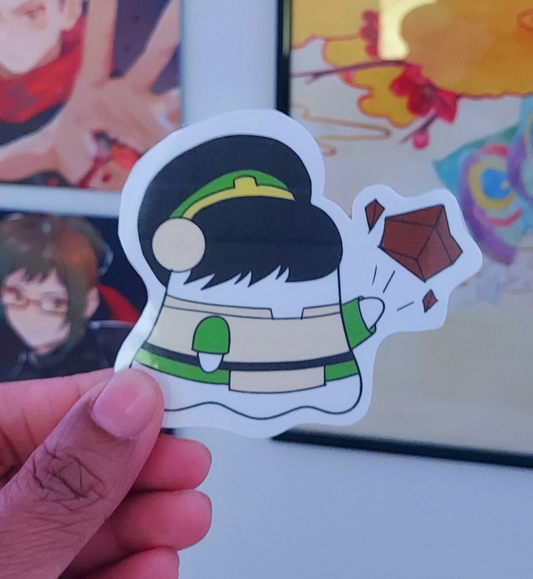 Toph Ghost Sticker - Etsy