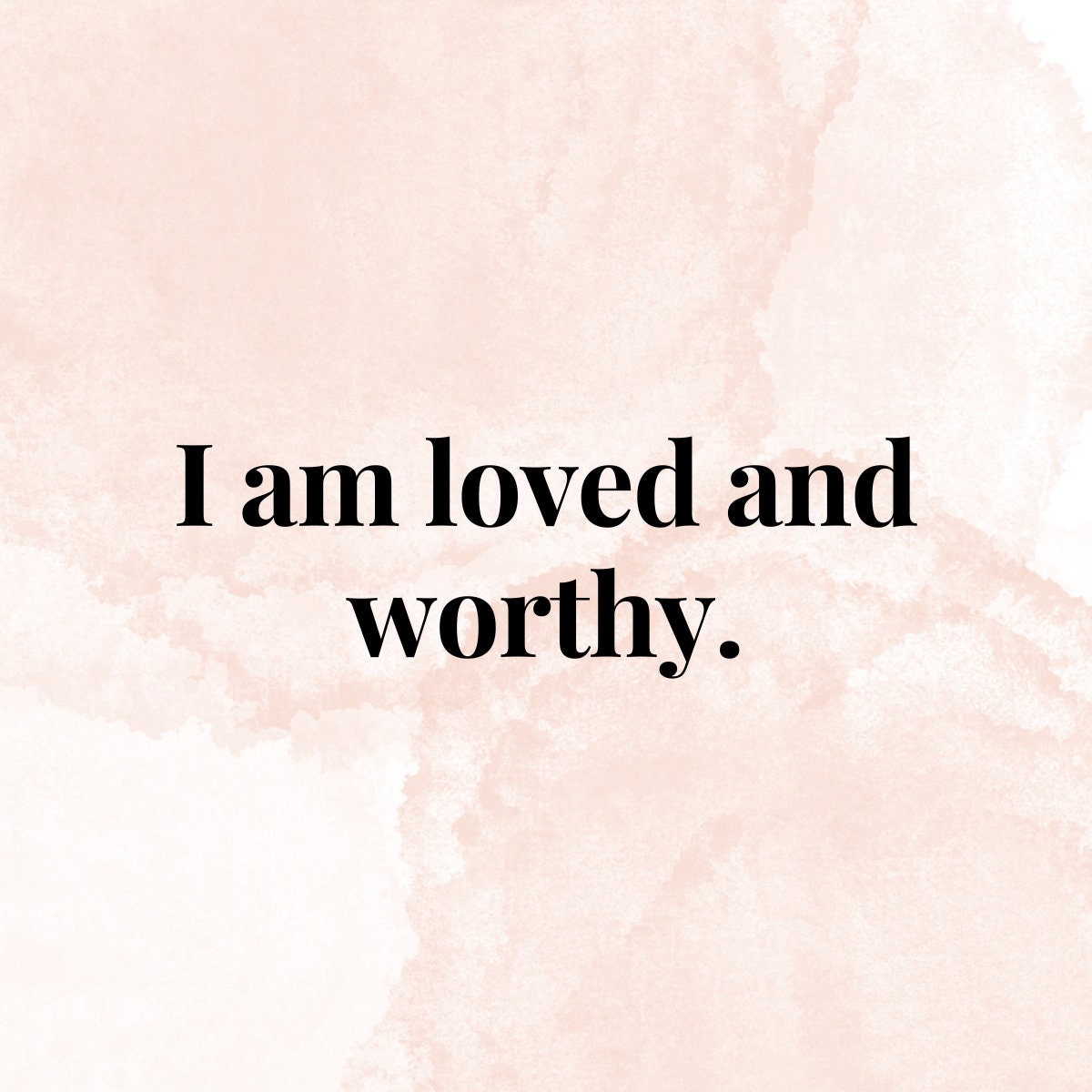 50 Pink Printable and Editable Positive Affirmations | Self-care ...