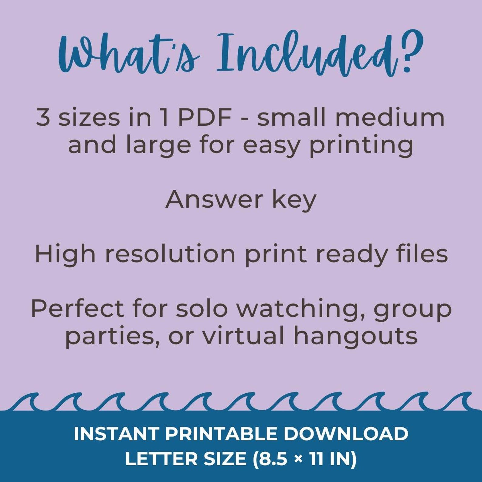 Summer I Turned Pretty Word Search Printable Digital Download Watch ...