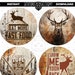 Deer Hunter Freshie Cardstock Download, Manly Hunting Theme Instant ...