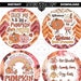 Fall Freshie Cardstock Rounds, Autum Theme Cardstock Rounds, Cardstock ...