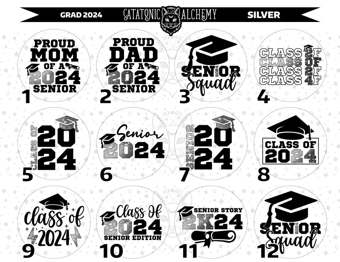 Graduation Freshie Cardstock, 2024 Graduate Cardstock Rounds, College ...