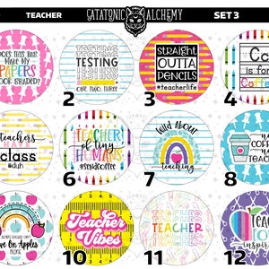 Teacher Freshie Cardstock Rounds, Education Theme Cardstock Rounds ...