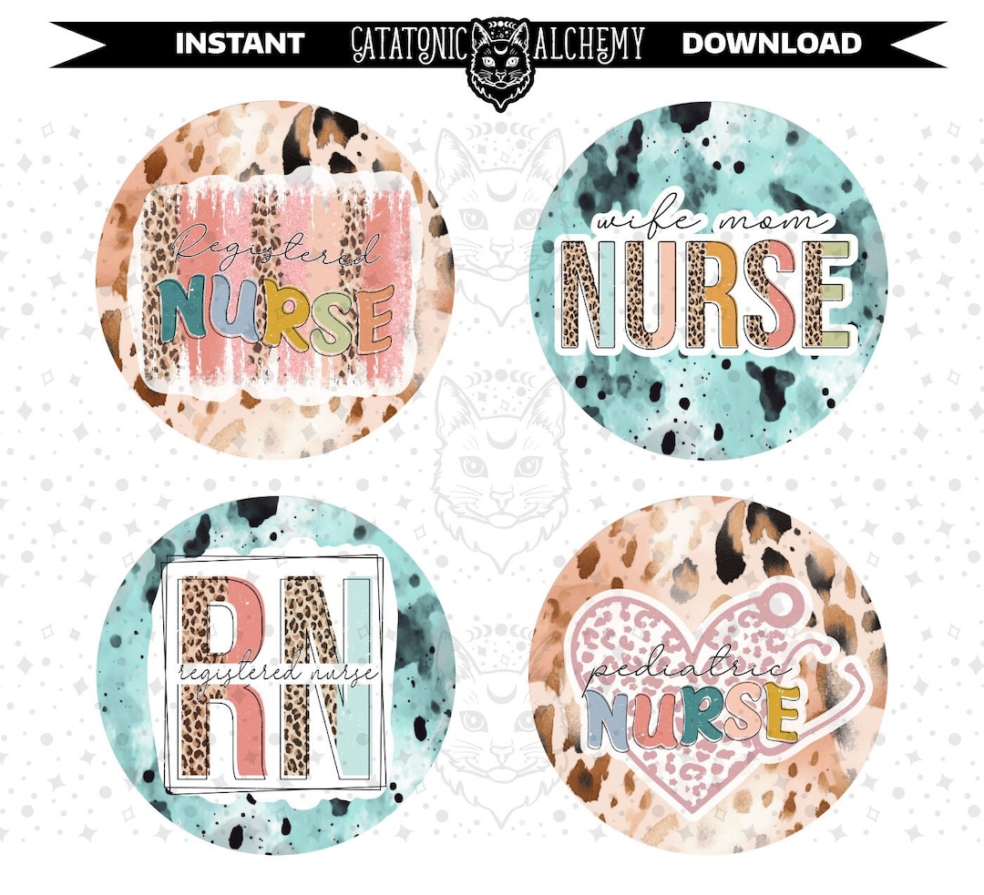 Nurse Freshie Cardstock Download, Registered Nurse Instant Digital ...