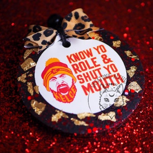 KC Chiefs Freshie Cardstock KC Football Cardstock Rounds Kelce Shut Yo ...