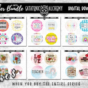 Teacher Bundle Freshie Cardstock Download, 24 Education Instant Digital ...