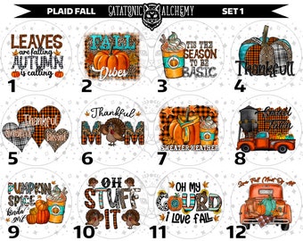 Fall Freshie Cardstock Rounds, Autum Theme Cardstock Rounds, Cardstock ...