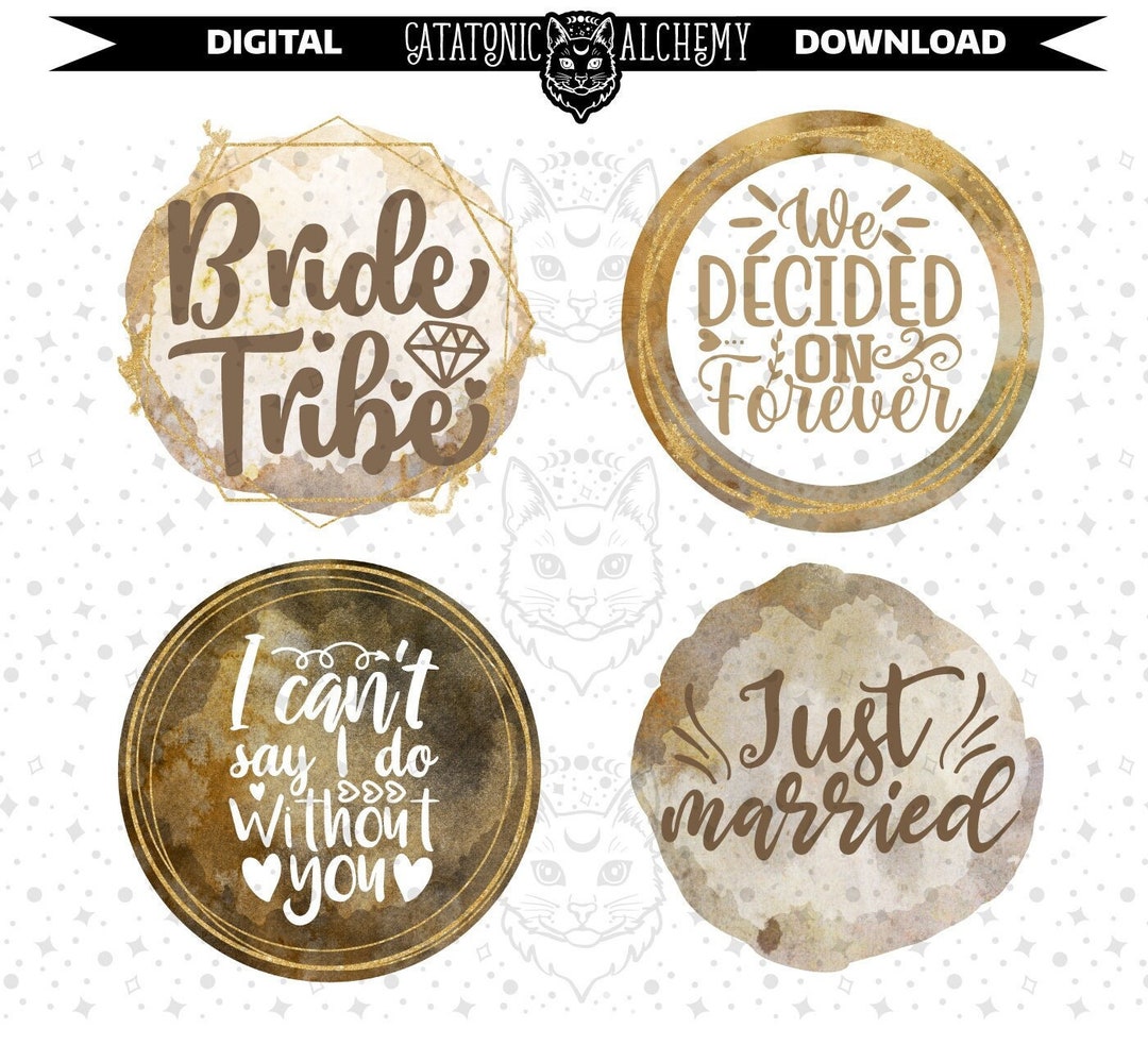 Wedding Digital Download Cardstock Bundle, Marriage Cardstock Images ...