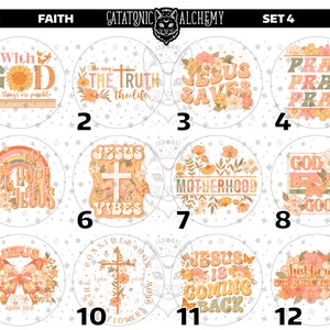 Faith Cardstock Rounds, Religious Theme Cardstock Rounds, Cardstock ...