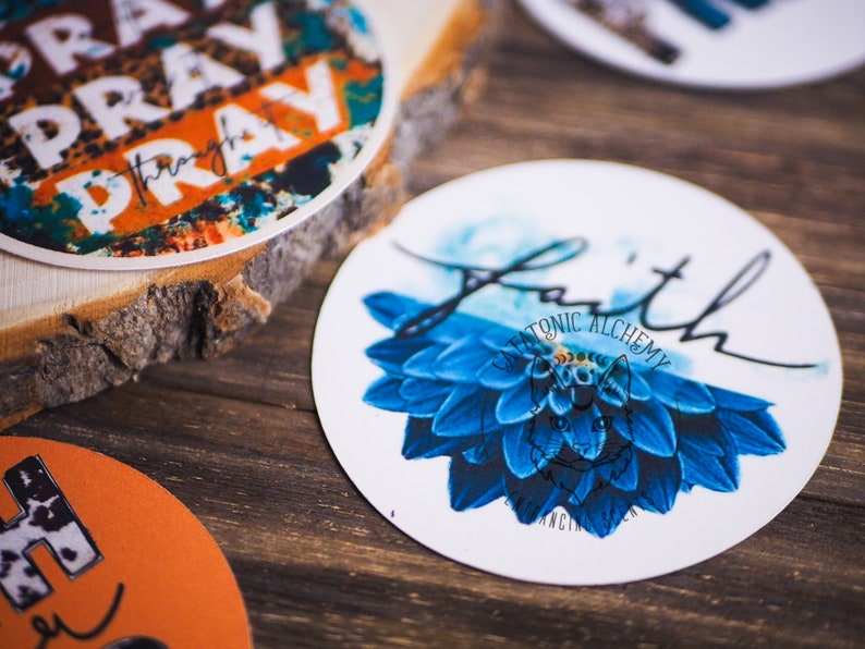 Faith Cardstock Rounds Religious Theme Cardstock Rounds - Etsy