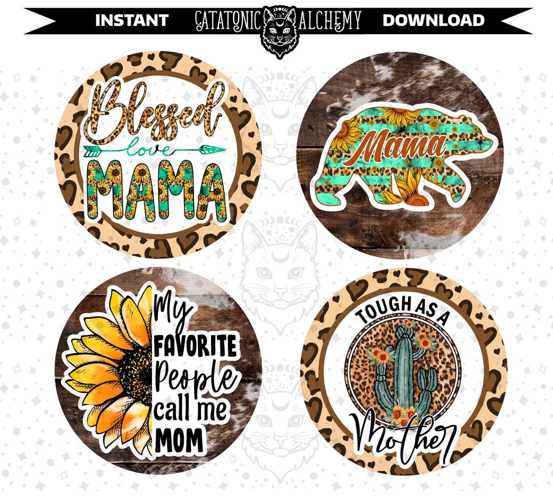 Mom Freshie Cardstock Instant Download Mama Digital Download Blessed ...