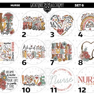 Nurse Freshie Cardstock Rounds, Medical Theme Cardstock Rounds ...