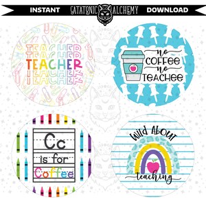 Teacher Bundle Freshie Cardstock Download, 24 Education Instant Digital ...