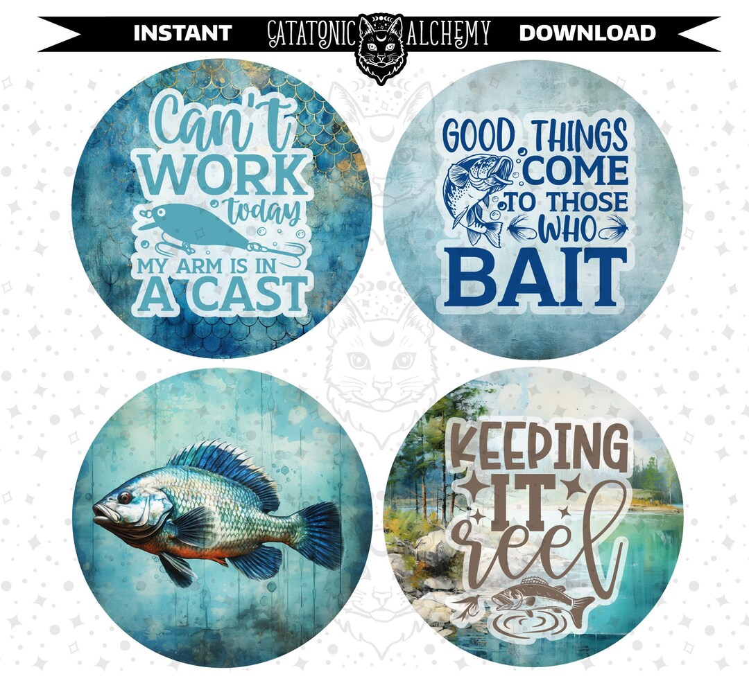 Fishing Freshie Cardstock Download, Fisherman Theme Instant Digital ...