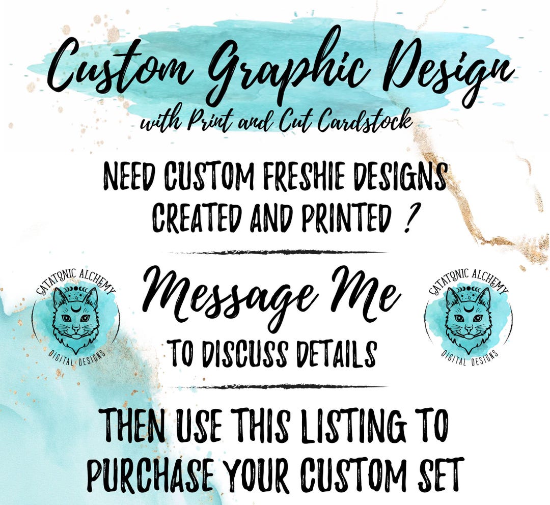 Custom Cardstock Rounds, Cardstock Cutouts, Freshie Cardstock, Freshies ...