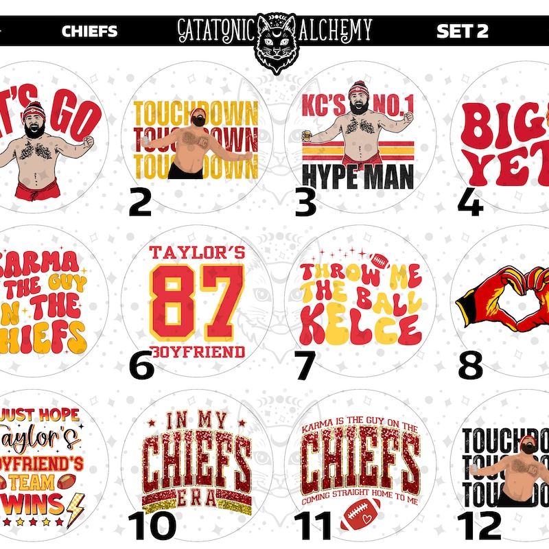Chiefs Cutouts - Etsy