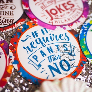 Funny Cardstock Rounds, Sarcastic Theme Cardstock Rounds, Funny ...