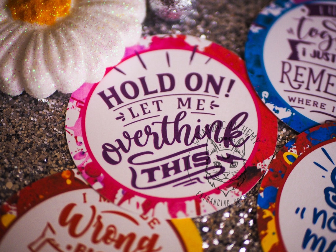 Funny Cardstock Rounds Sarcastic Theme Cardstock Rounds - Etsy