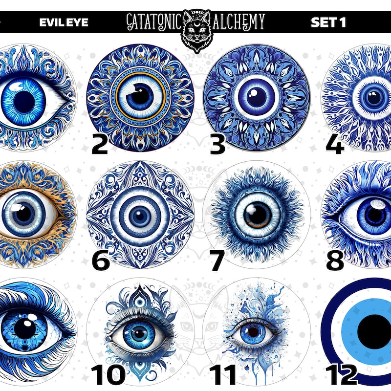 Evil Eye Print - Etsy