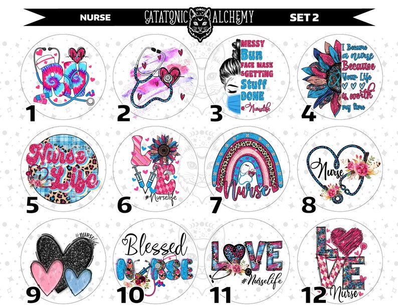 Nurse Freshie Cardstock Rounds Medical Theme Cardstock - Etsy