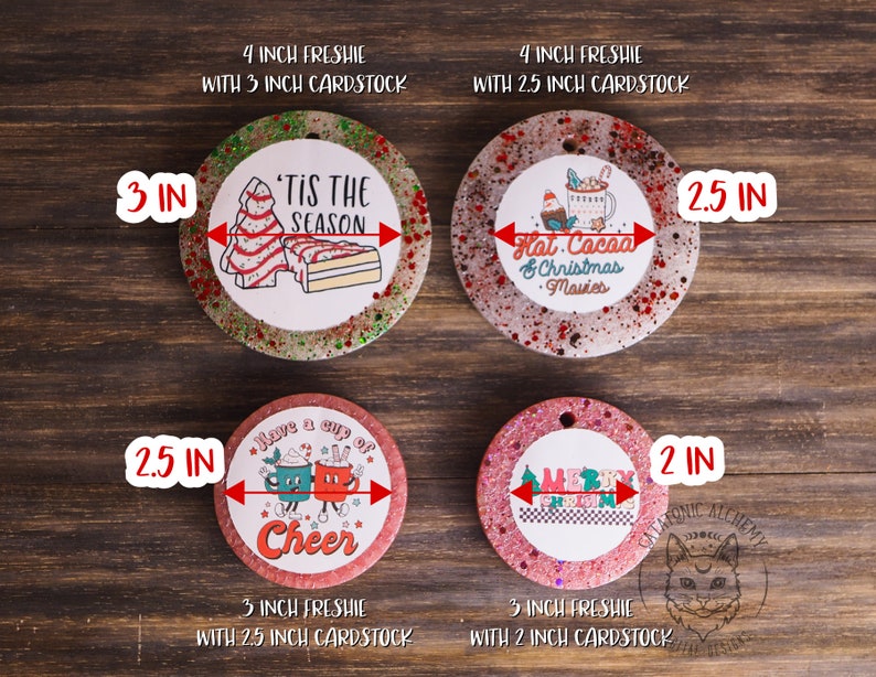 Funny Cardstock Rounds Sarcastic Theme Cardstock Rounds - Etsy