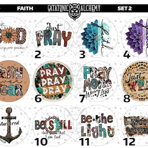 Faith Cardstock Rounds, Religious Theme Cardstock Rounds, Cardstock ...