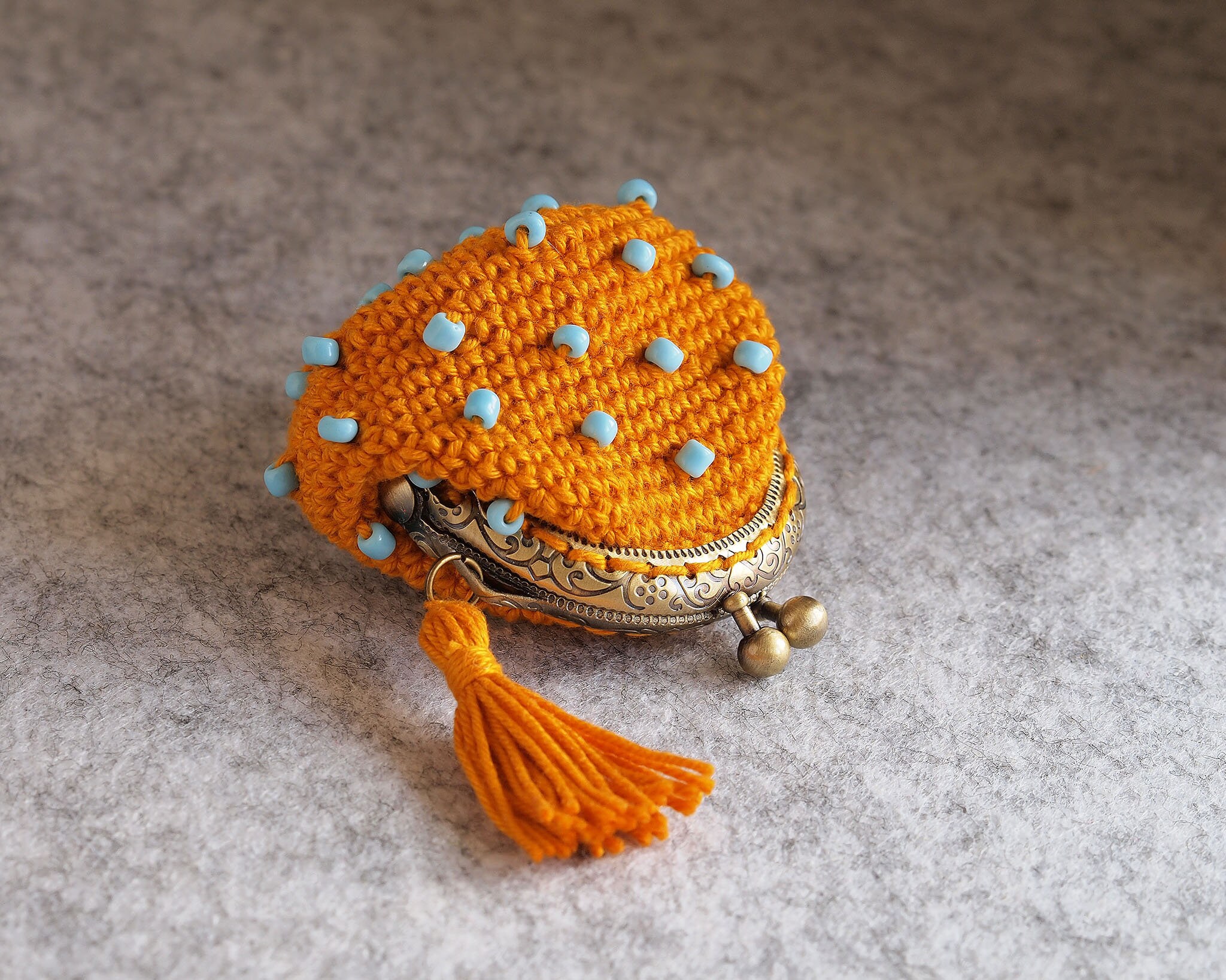 Beaded Crochet Tiny Purse Pattern With Complete Instructions - Etsy