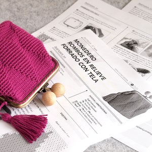 Crochet Kiss Lock Purse PATTERN With Instructions for Lining the Inside ...