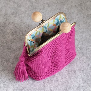 Crochet Kiss Lock Purse PATTERN With Instructions for Lining the Inside ...