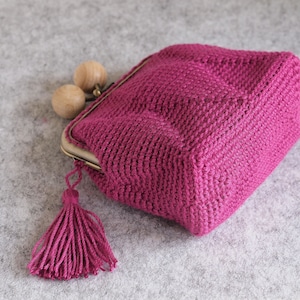 Crochet Kiss Lock Purse PATTERN With Instructions for Lining the Inside ...