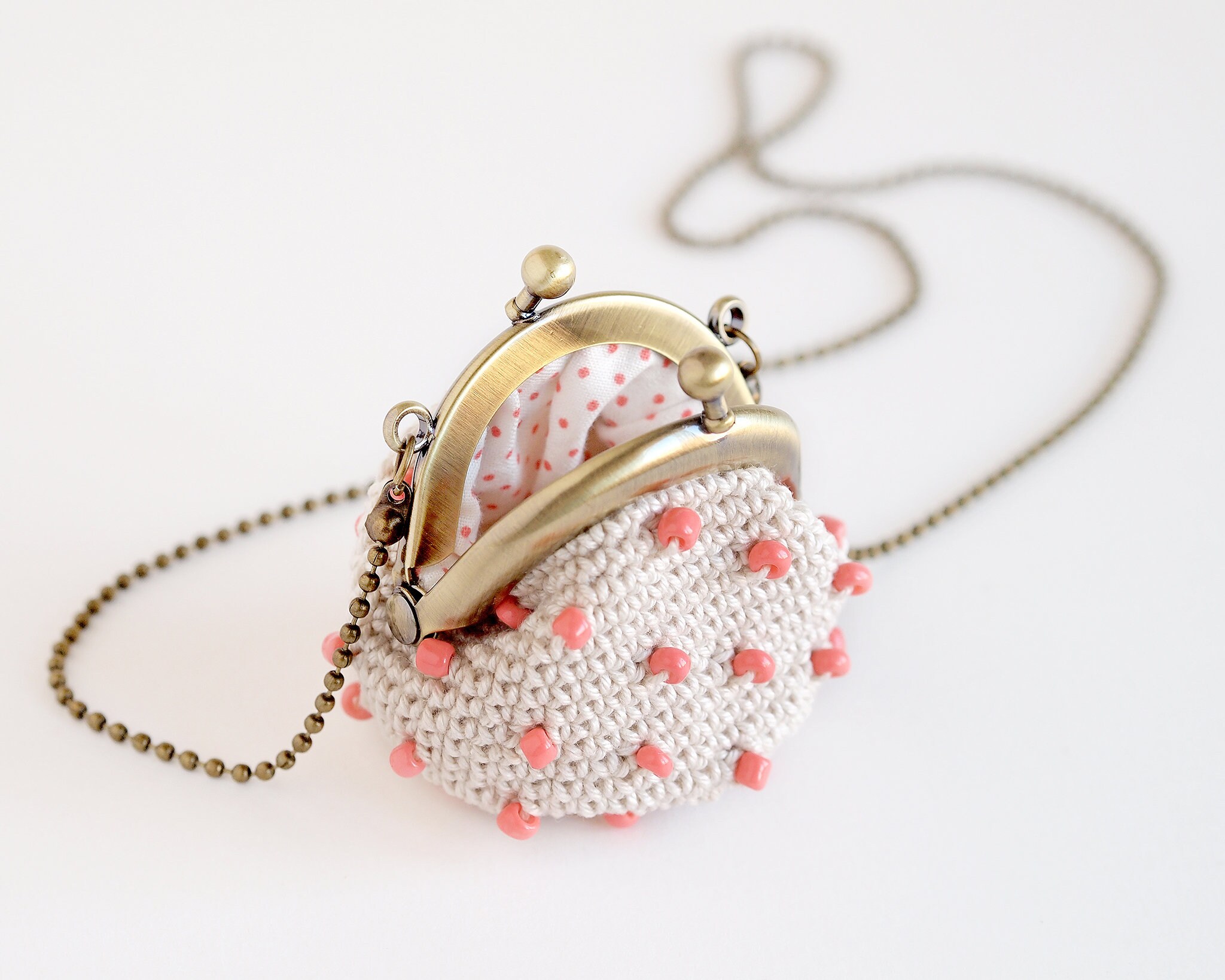 Beaded Crochet Tiny Purse Pattern With Complete Instructions - Etsy