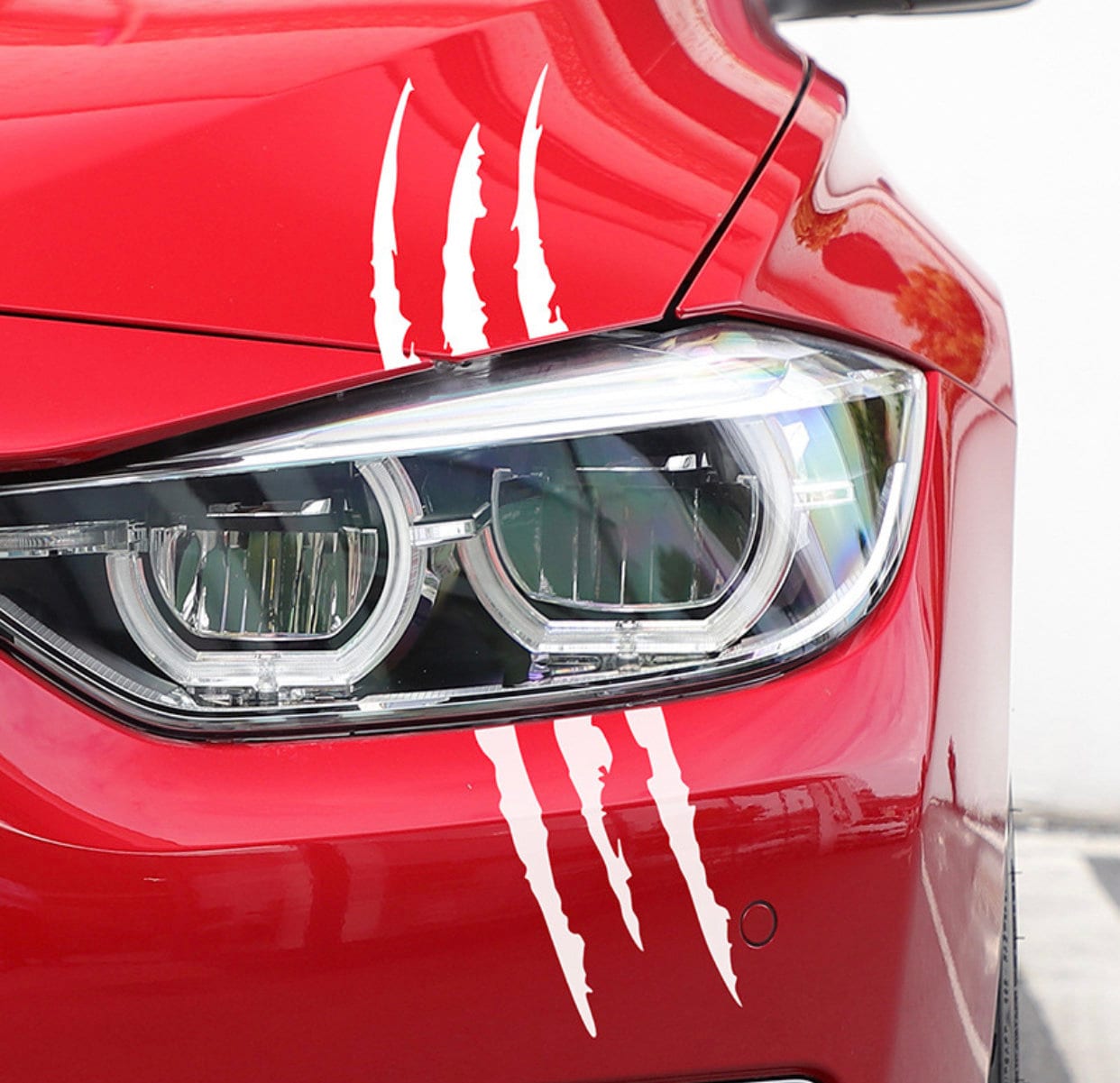 Reflective Monster Claw Decal - Etsy