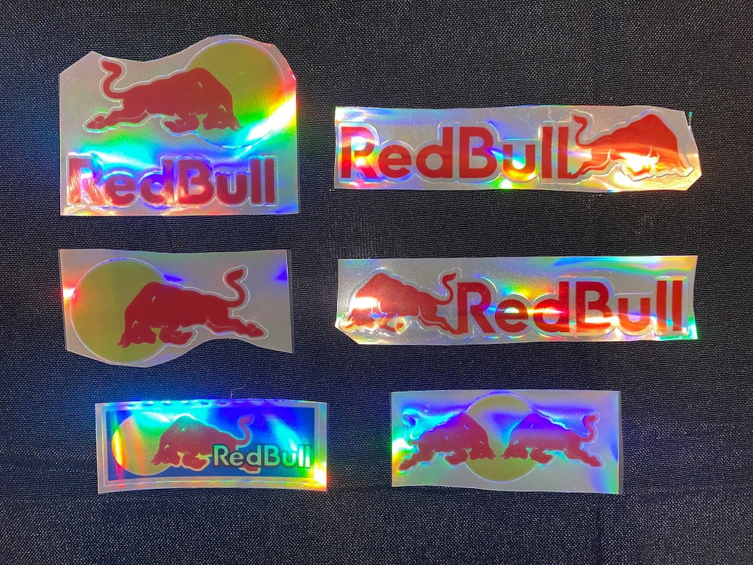 Red Bull Reflective Sticker free Shipping - Etsy