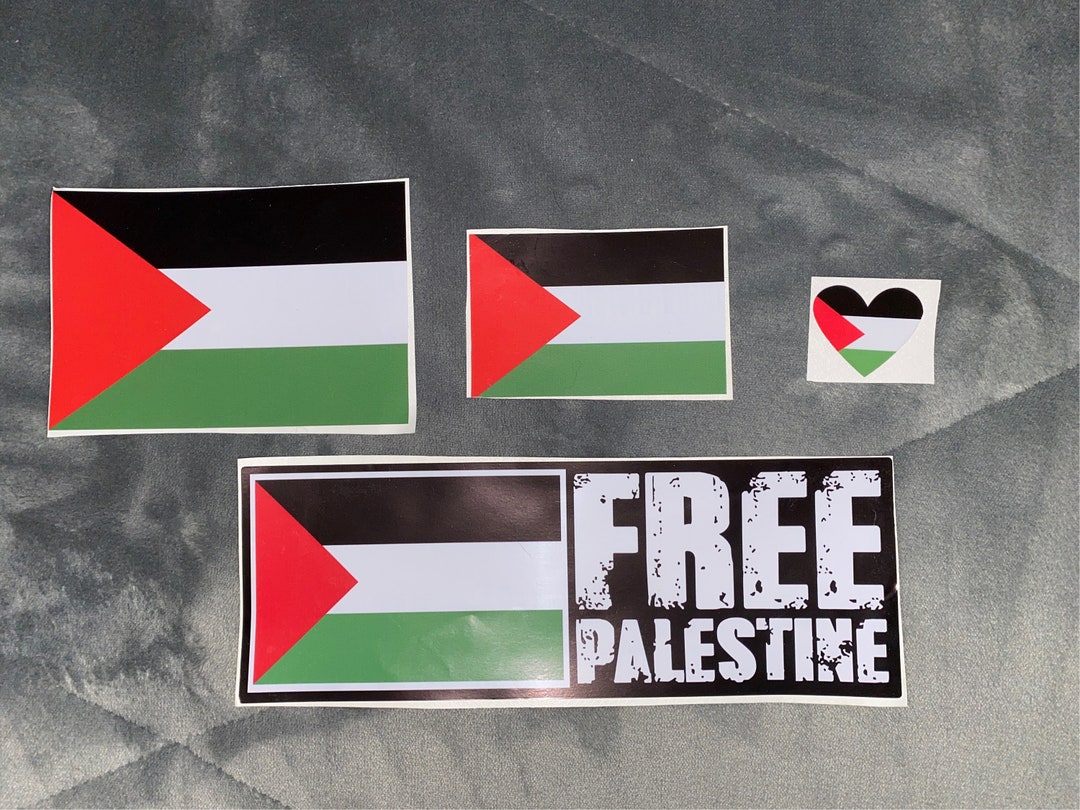 Palestine Flag and Support Sticker portion Donation - Etsy