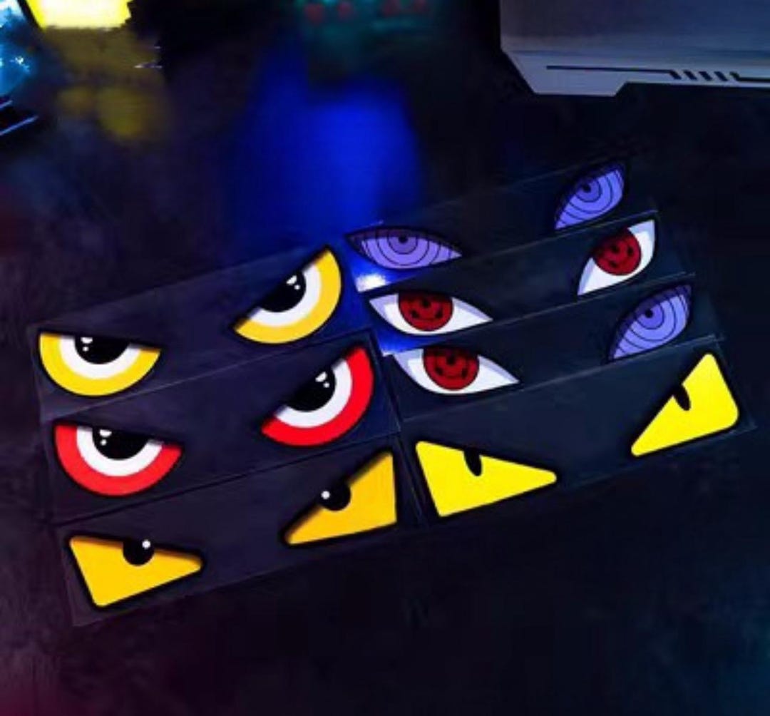 Car Eyes Sticker/vinyl free Shipping - Etsy