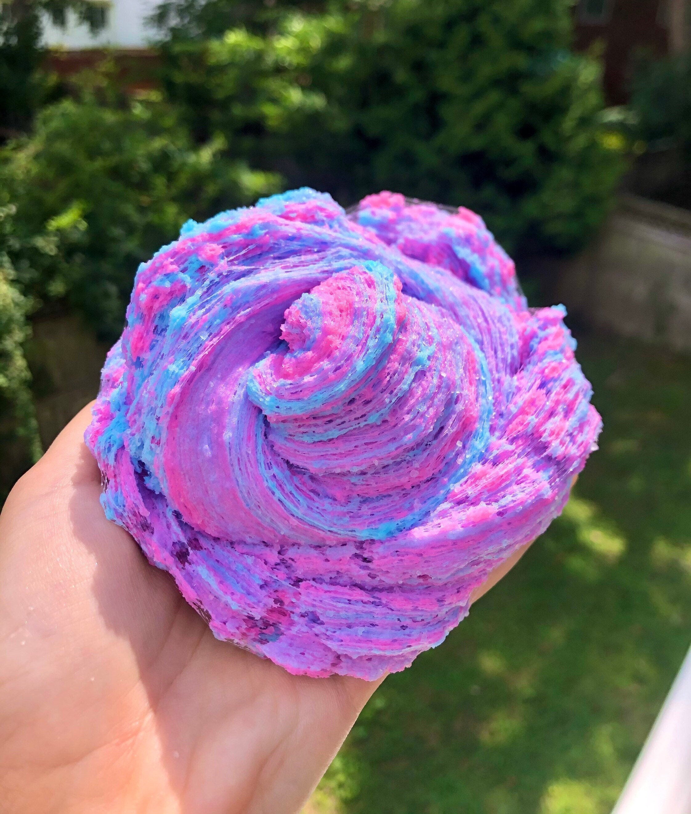 SCENTED Cotton Candy Cloud Swirl Multicolored Slime Cloud - Etsy UK