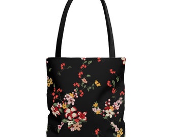 Aop Floral Tote Bag - Etsy