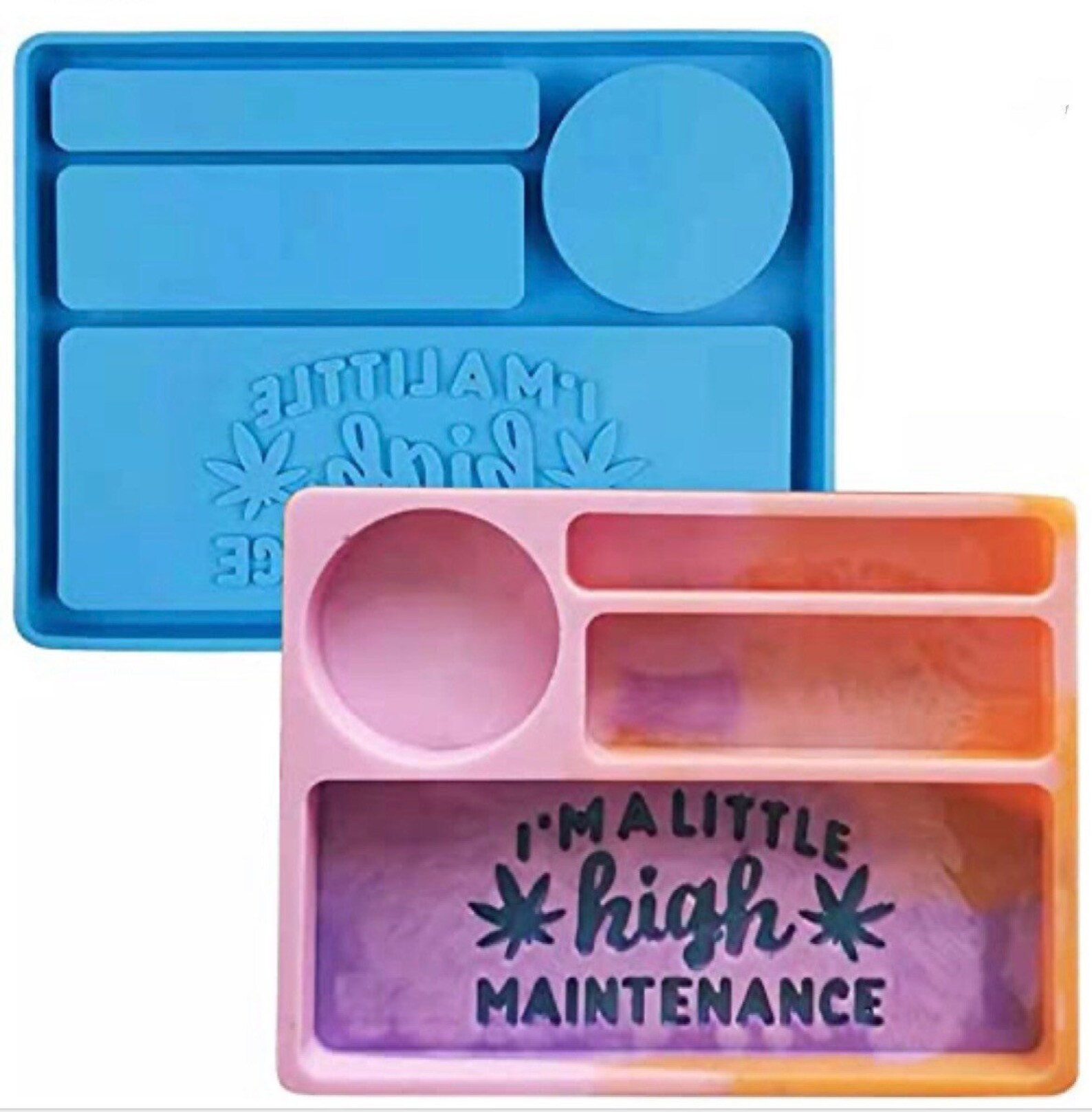 Silicone Mold Rolling Tray, Silicone Resin Epoxy Molds, Casting Tray ...