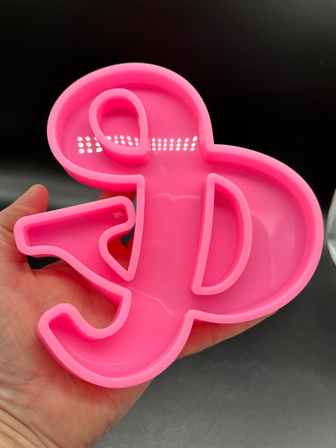 Silicone Mold ‘AND’ Sign (&), 6” Tall, Jumbo Letter Molds, Casting ...
