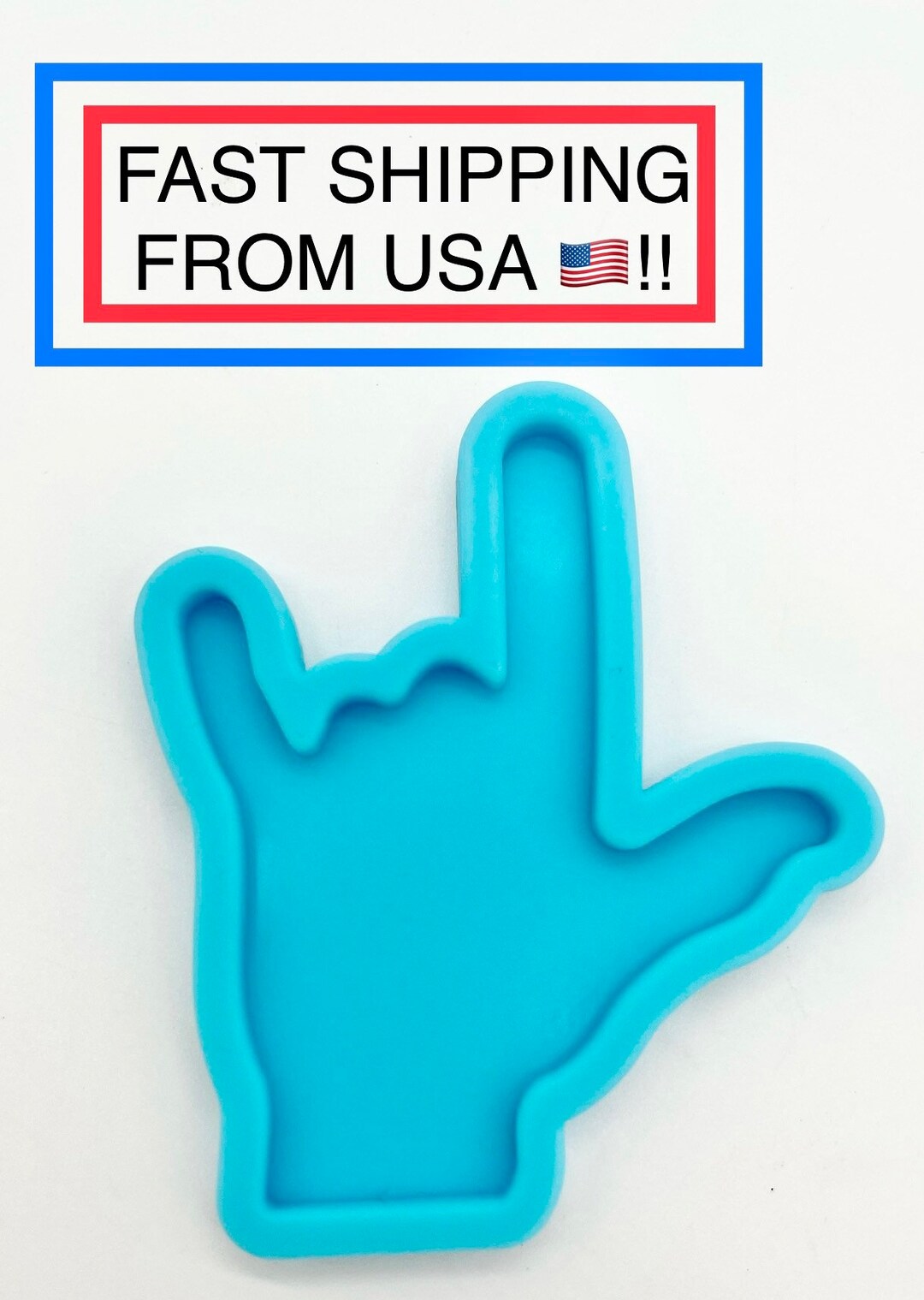 Sign Language LOVE Keychain Silicone Mold Silicone Resin - Etsy