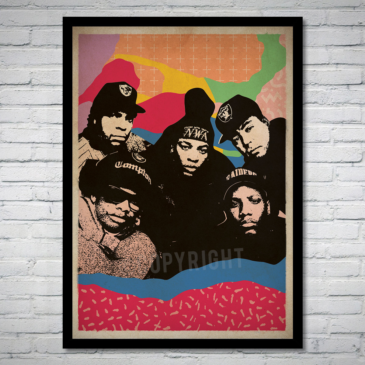 NWA Hip Hop Music Art Print Poster - Etsy