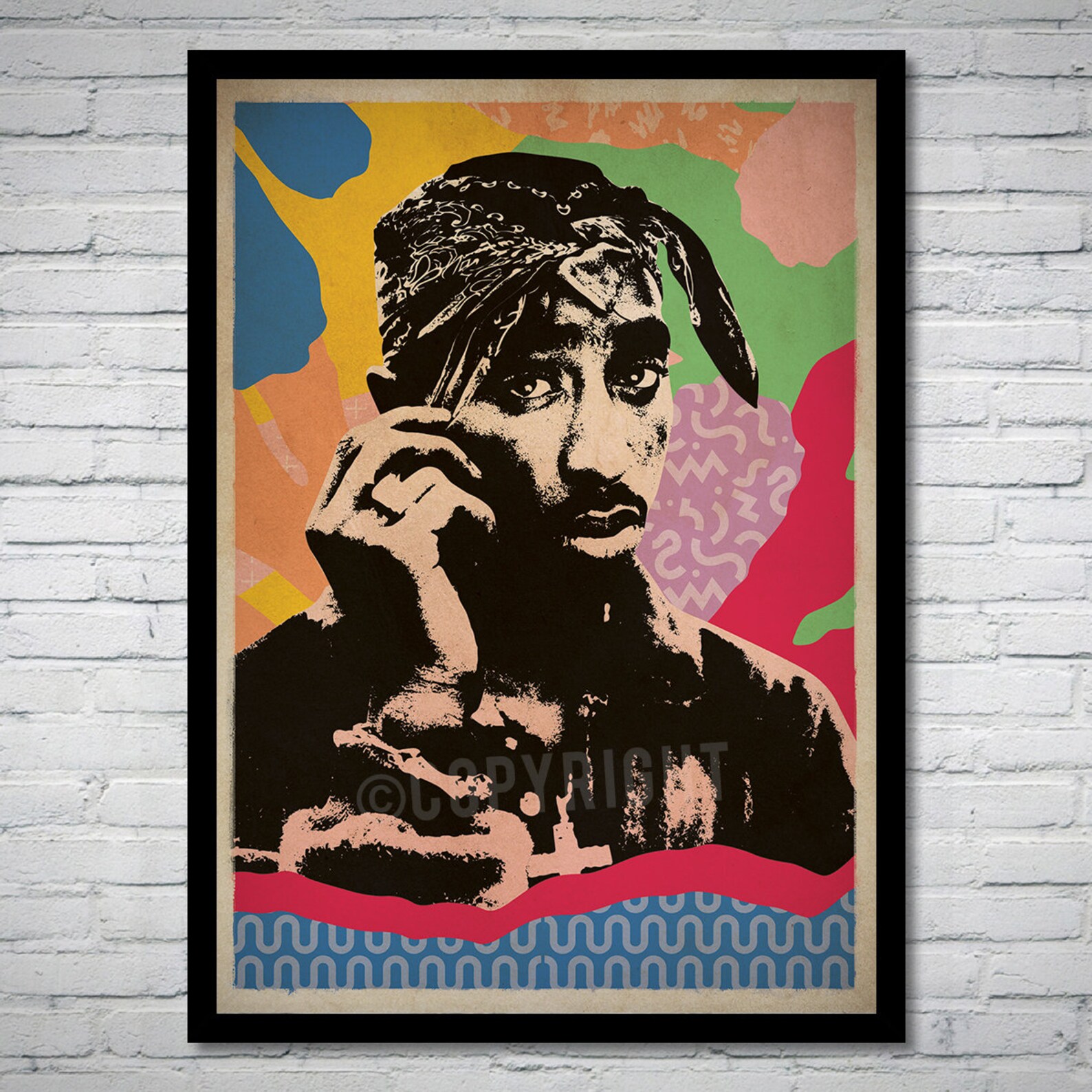 Tupac Shakur Hip Hop Music Art Print Poster - Etsy