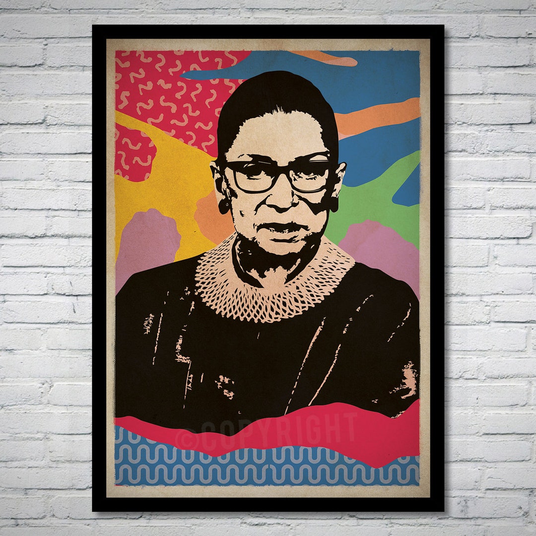 Ruth Bader Ginsburg RBG Inspirational Women Art Print Poster - Etsy