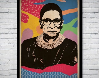 Ruth Bader Ginsburg Poster - Etsy UK