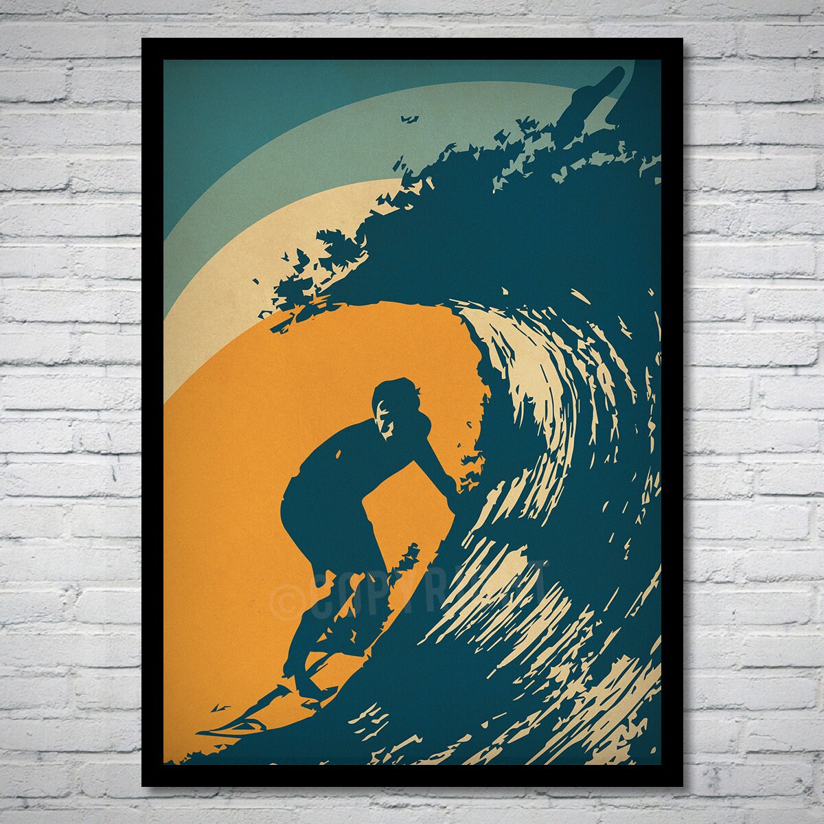 Vintage Surf Poster