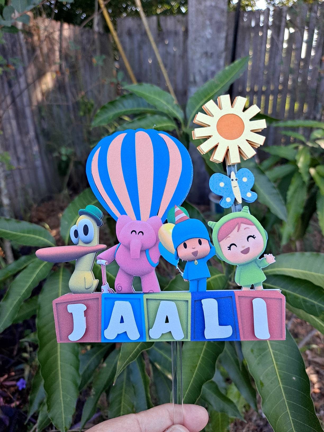 Pocoyo Cake Topper Cake Topper Shaker Cake Topper Pocoyo - Etsy UK