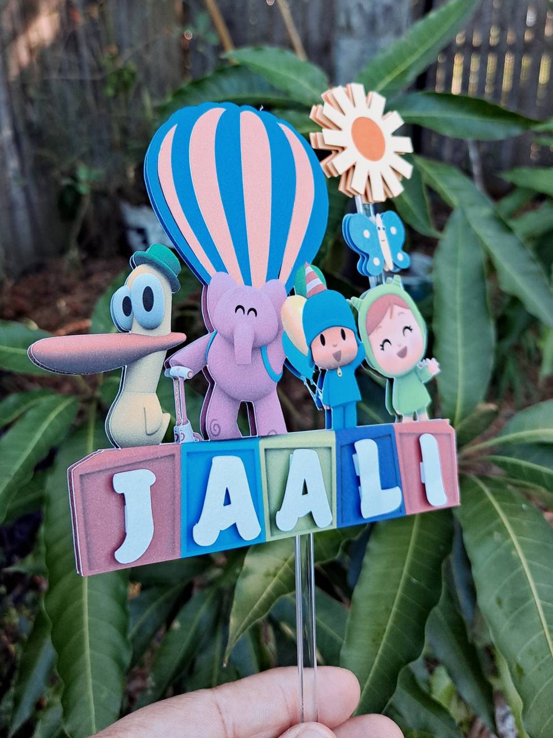 Pocoyo Cake Topper Cake Topper Shaker Cake Topper Pocoyo - Etsy