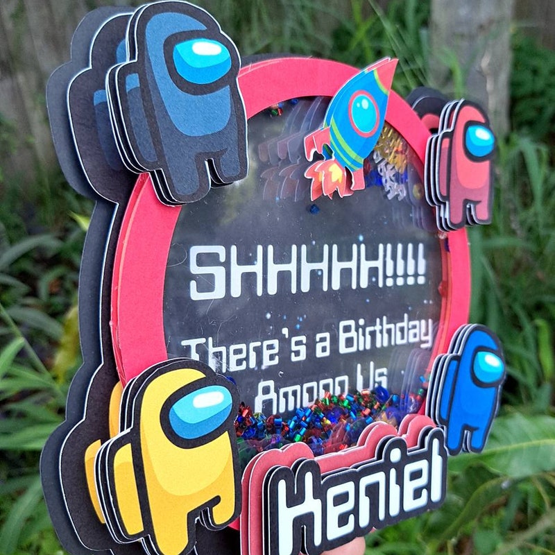 Among Us Birthday Banner - Etsy