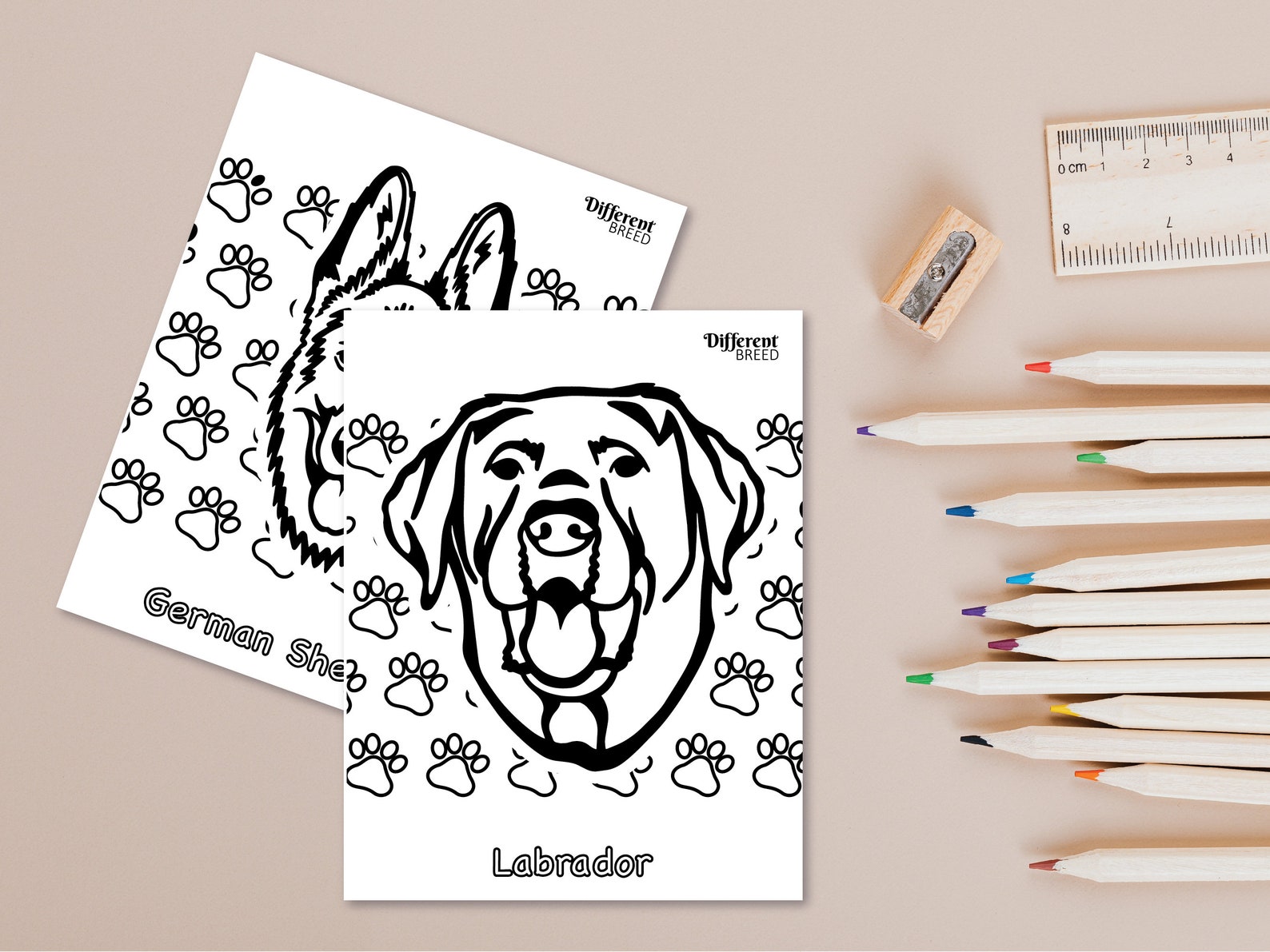 Printable Coloring Pages Printable Coloring Sheet Set 9 - Etsy